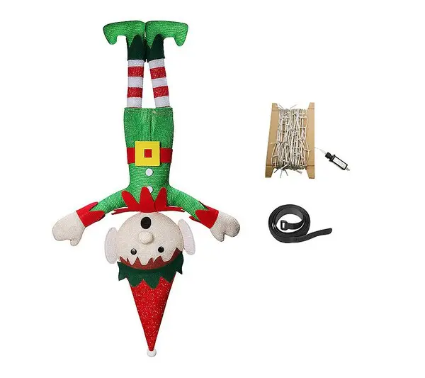 HAUTE DECOR 36' Inept Elf-boy, Tangled Mess Han Ing Decor