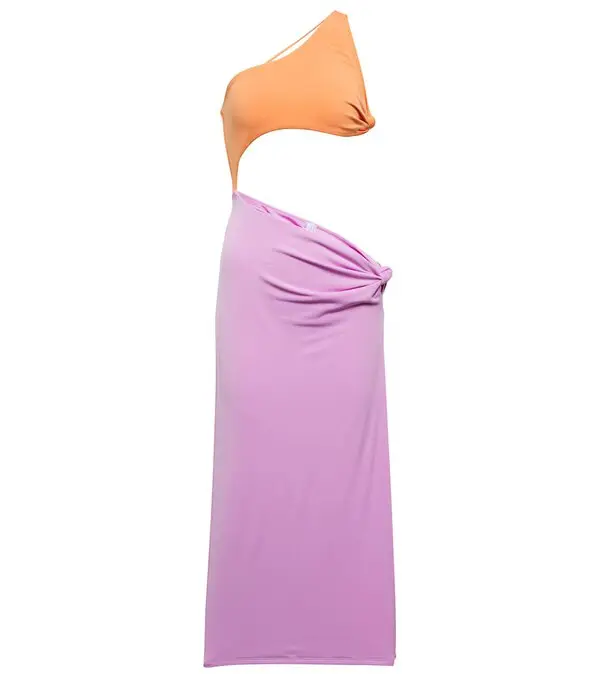 BANANHOT Ariana One-shoulder Midi Dress - White