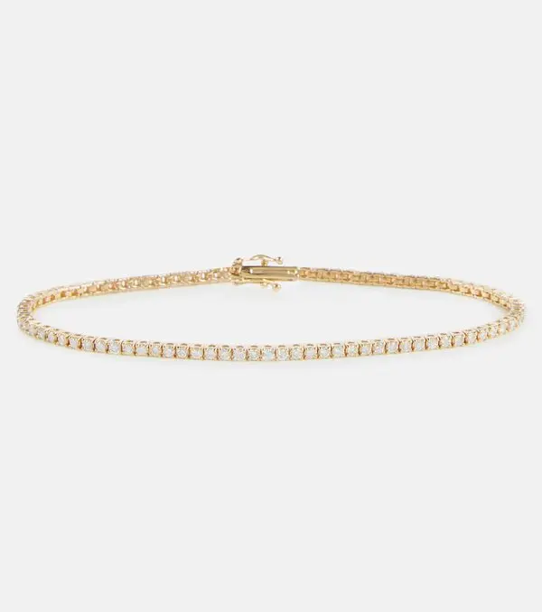Mateo 14kt Tennis Bracelet With Diamonds - Gold