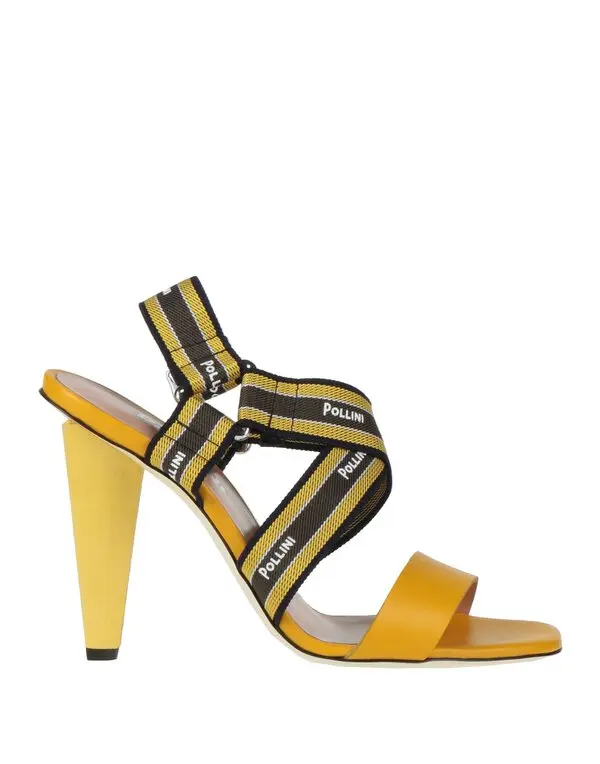 Buy POLLINI Sandals - Yellow At 44% Off | Editorialist