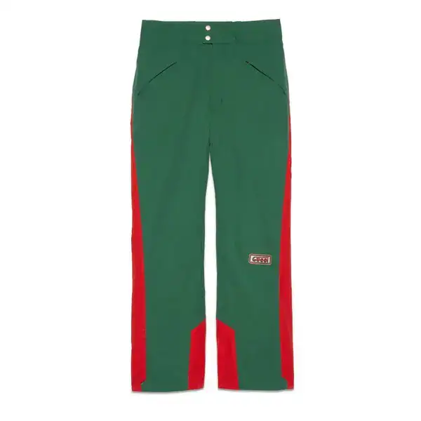 Gucci Light Matte Nylon Pant - Green | Editorialist