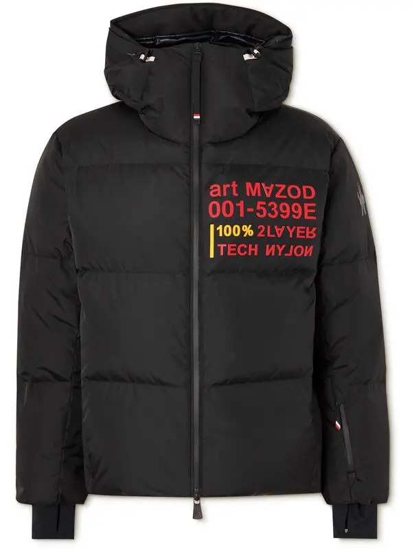 Moncler Mazod Printed Ripstop Down Ski Jacket