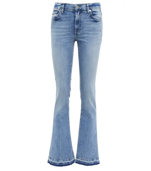 7 For All Mankind Bootcut Mid-rise Jeans