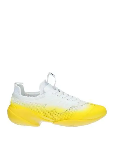 ROGER VIVIER Sneakers In Leather And Textile - Yellow