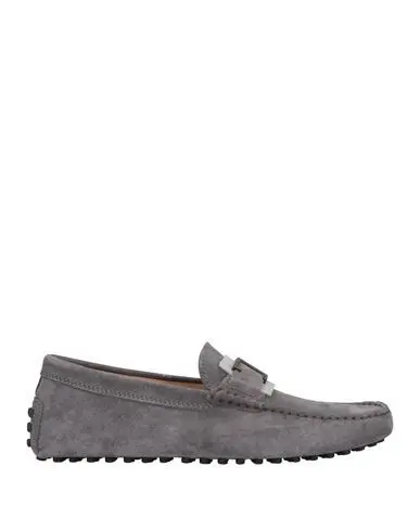 TOD'S Leather Loafers - Grey