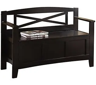 OSP HOME FURNISHINGS Metro Entryway Bench With Ack Finish