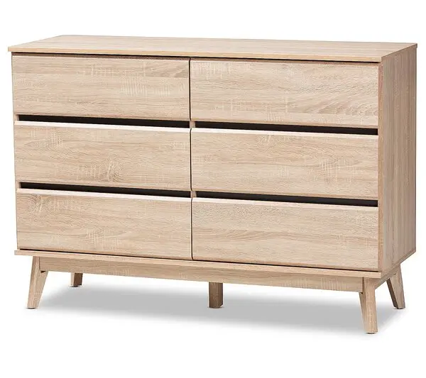 BAXTON STUDIO Miren Mid-century Modern 6-drawer Dresser