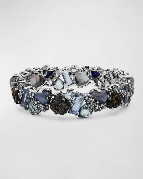 Stephen Dweck Mother-of-pearl And Topaz Bangle