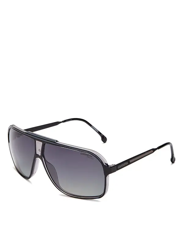 Carrera Eyewear Grand Prix 3 Rectangle Sunglasses - Black Gray