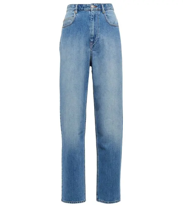 MARANT ETOILE Corsy High-rise Tapered Jeans