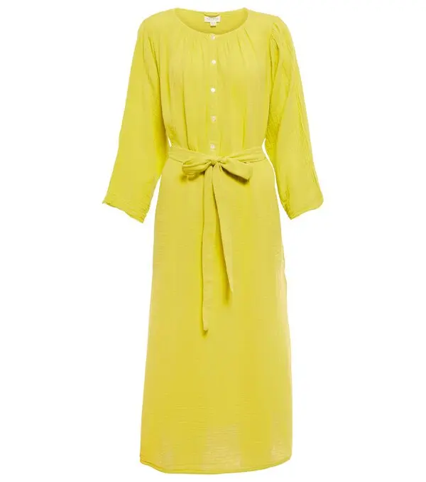 Velvet By Graham & Spencer Christelle Cotton Kaftan Midi Dress