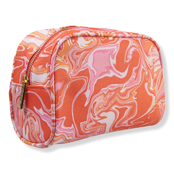 THE VINTAGE COSMETIC COMPANY Marble Print Make-up Bag