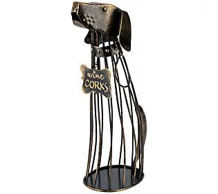 TRUE BRANDS Dog Wine Cork Display