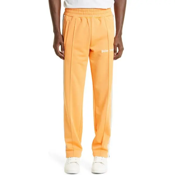 Palm Angels Classic Logo Track Pants In Mock Orange 40% Off