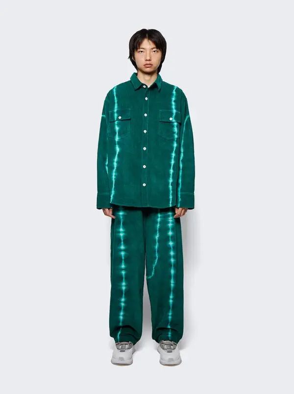 THE ELDER STATESMAN Grid Cord Work Pant