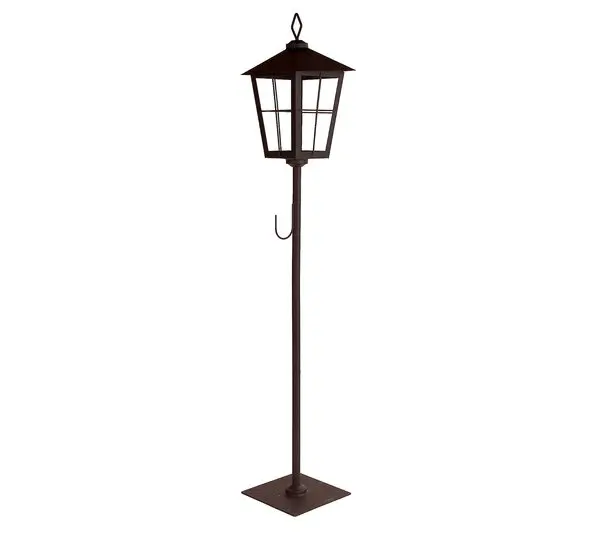 MELROSE International Metal Lantern With Wreath Holder