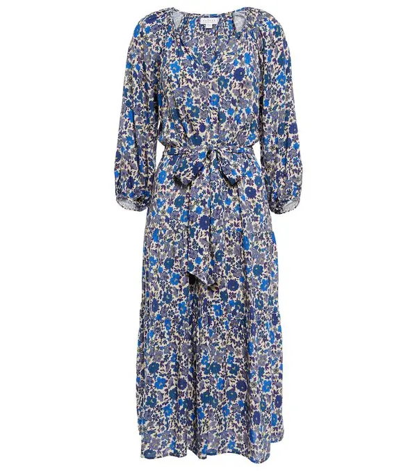 Velvet By Graham & Spencer Maddy Floral Midi Dress