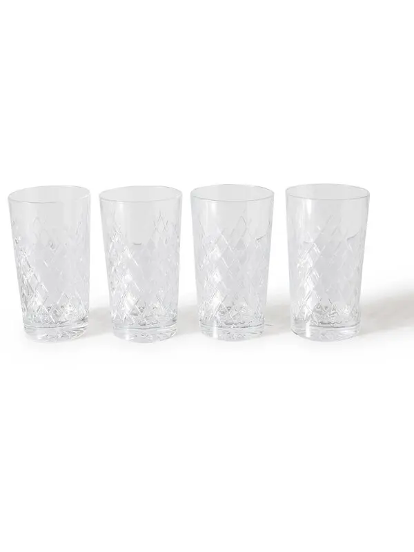 SOHO HOME Barwell Set Of Four Crystal Highball Glasses