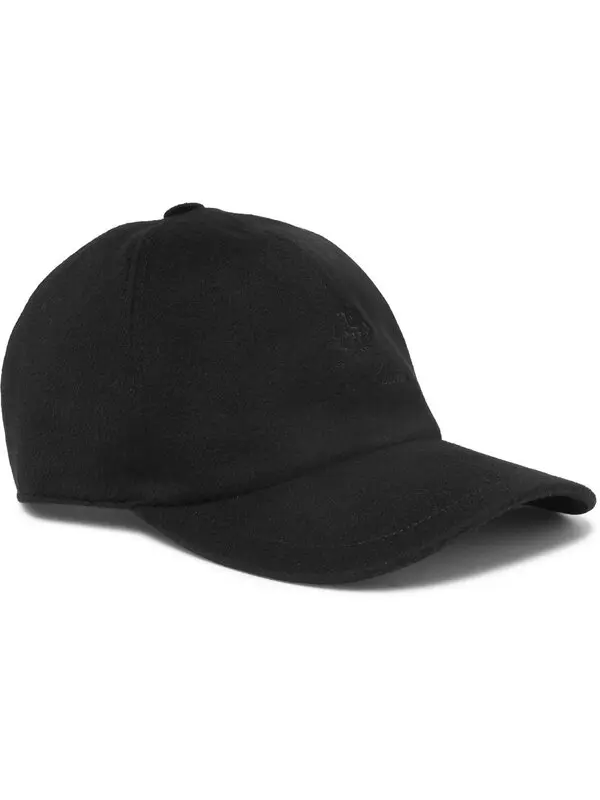 Loro Piana Logo-embroidered Storm System Baseball Cap - Black
