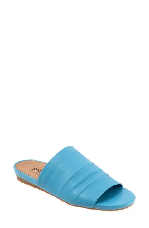 SOFTWALK® Camano Slide Sandal - Sky Blue