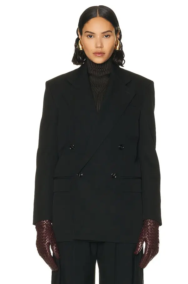 Bottega Veneta Oversized Double Breasted Blazer