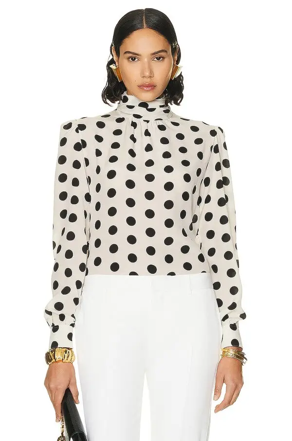 Saint Laurent Turtleneck Blouse