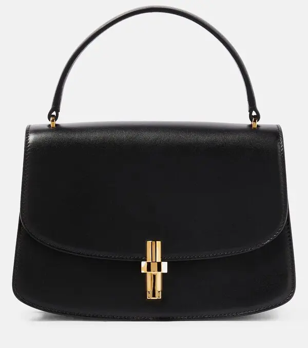 THE ROW Sofia Leather Tote - Black