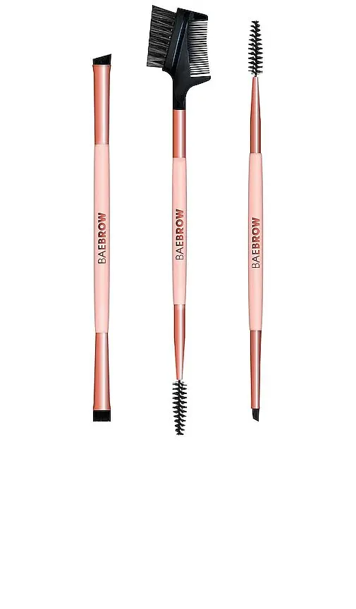 BAEBROW Brush Trio: Essential Brush Styling Kit