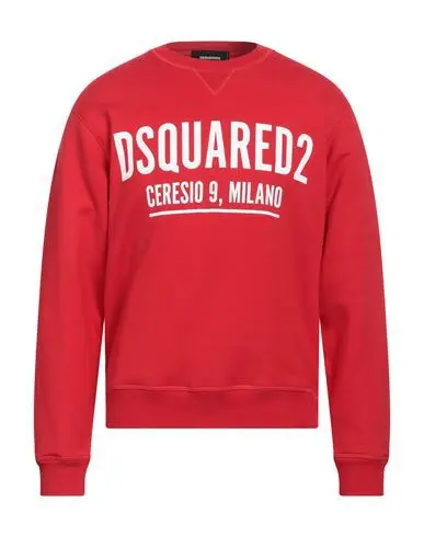 Dsquared2 Cotton Fleece Sweatshirt - Red