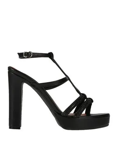 LORENZO MARI Sandals - Black