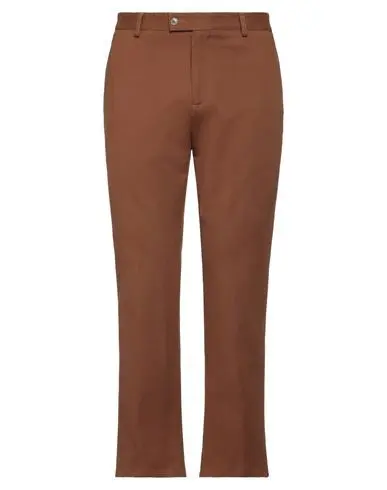 DANIELE ALESSANDRINI Pants Size Cotton, Elastane - Brown