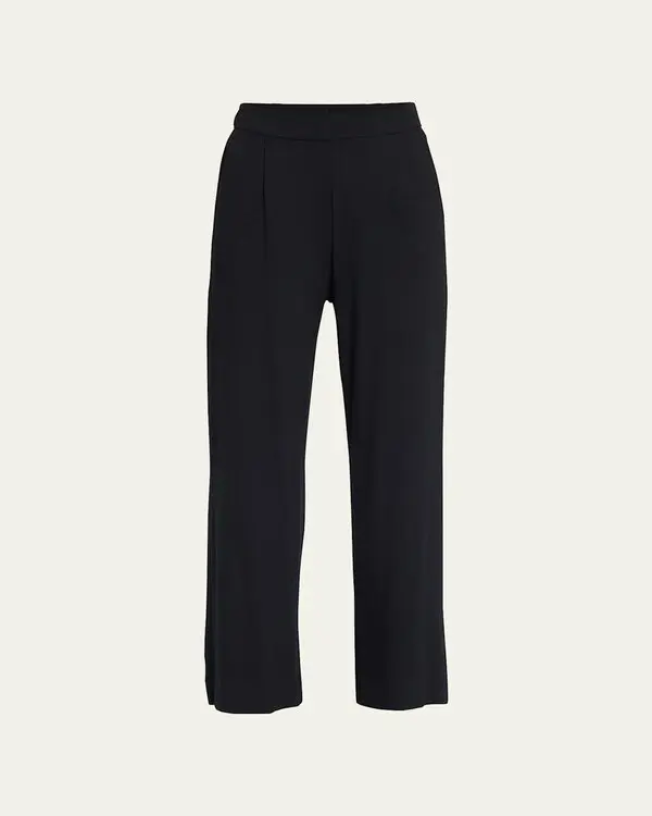Majestic Filatures Soft Touch Straight-leg Pant - Noir