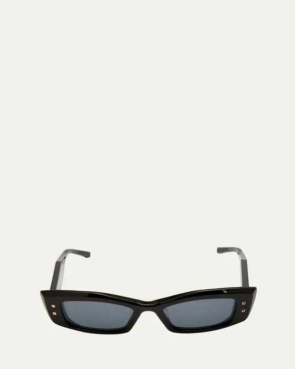 Valentino Garavani Quattro Cat-eye Sunglasses - Black Rose