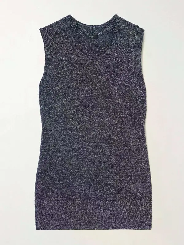JOSEPH Lurex Tank - Blue