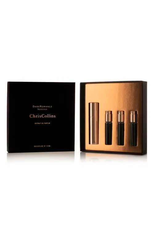 CHRIS COLLINS Dark Romance Voyageur Fragrance Set Usd $220 Value