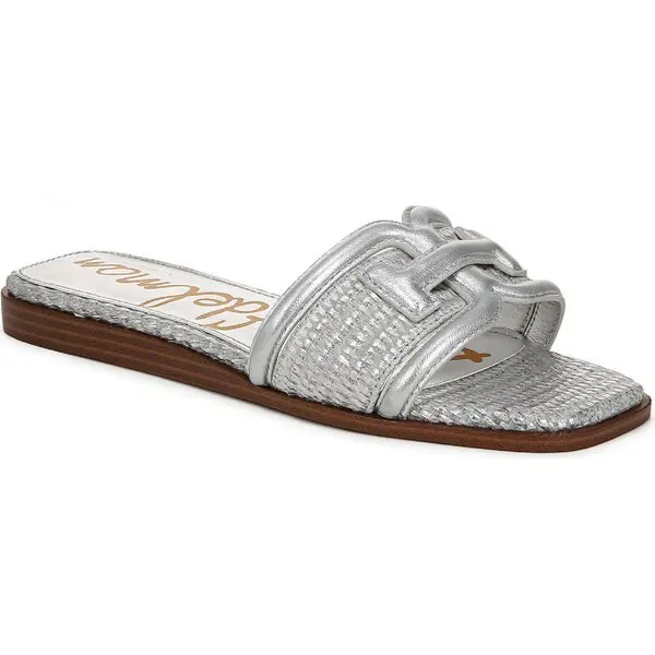 Sam Edelman Irina Slide Sandal - Silver