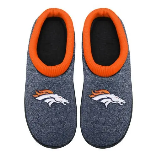 FOCO Denver Broncos Team Cup Sole Slippers - Navy | Editorialist