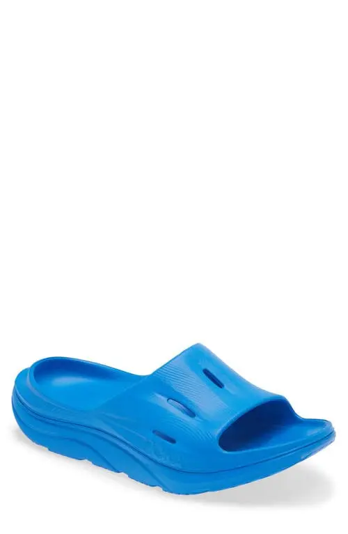 Hoka Gender Inclusive Ora Recovery Slide Sandal - Electric Cobalt