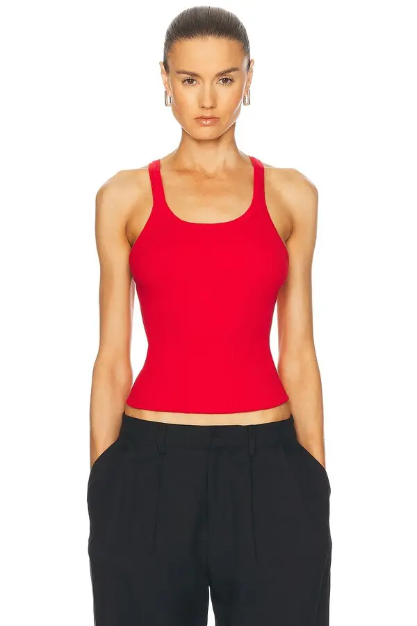 RE/DONE Ribbed Tank - Ruby