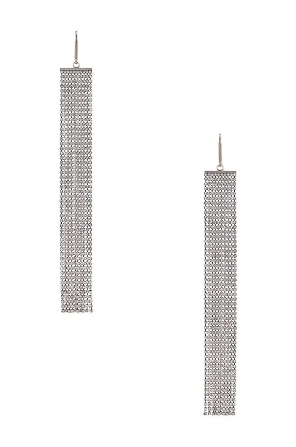 Isabel Marant Favorite Dangle Earrings - Transparent & Silver