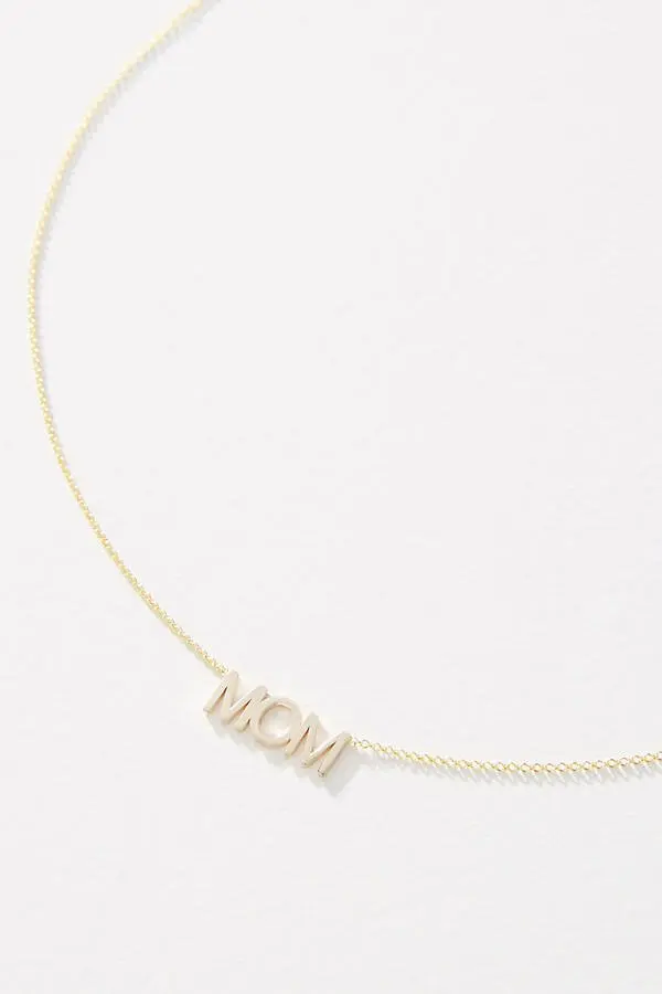 Maya Brenner Designs 14k Mom Necklace