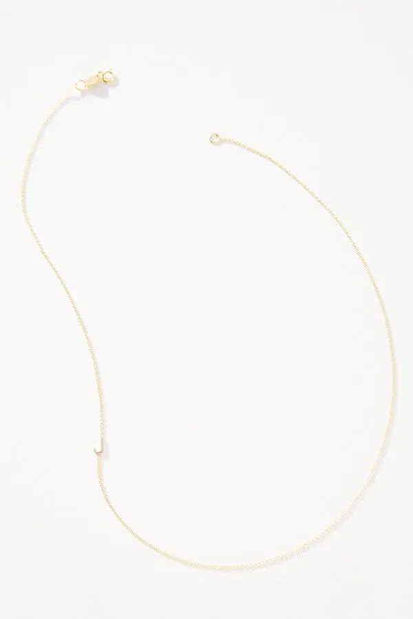 Maya Brenner Designs 14k Monogram Necklace - J