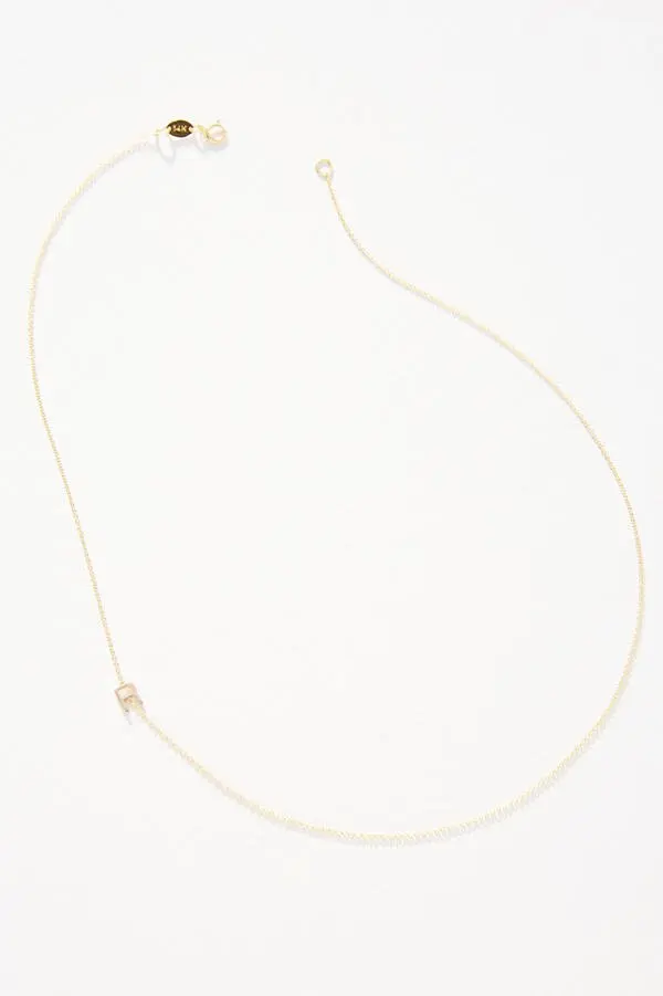 Maya Brenner Designs 14k Monogram Necklace - R