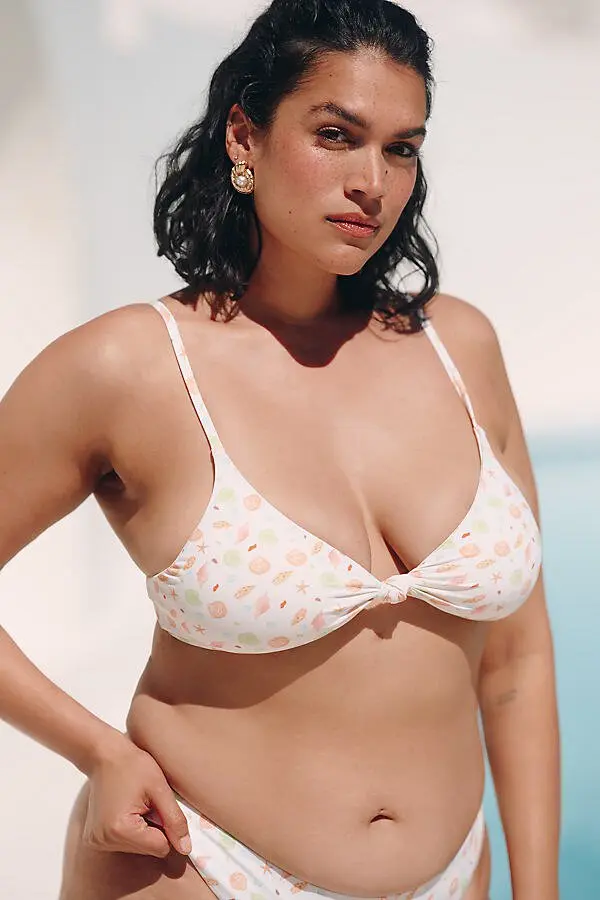 DIPPIN DAISY'S Zen Bikini Top - Botanical Pattern