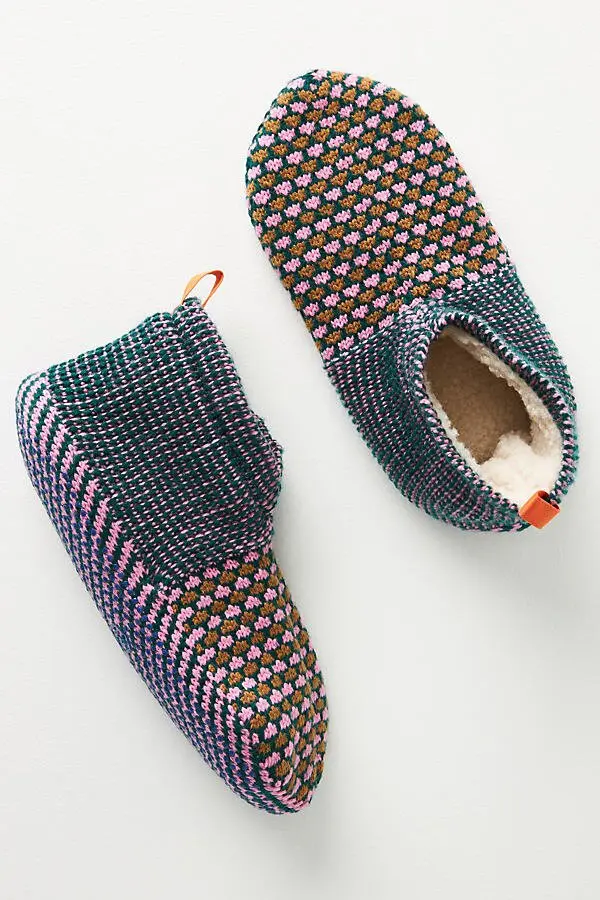 BOMBAS Gripper Slippers - Pink | Editorialist