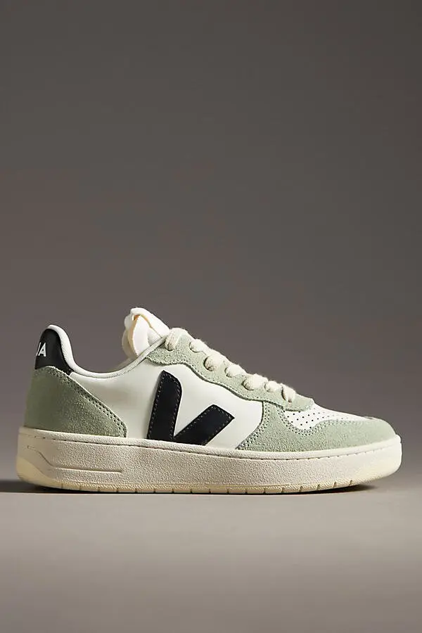 VEJA V-10 Sneakers - Pure/black/clay