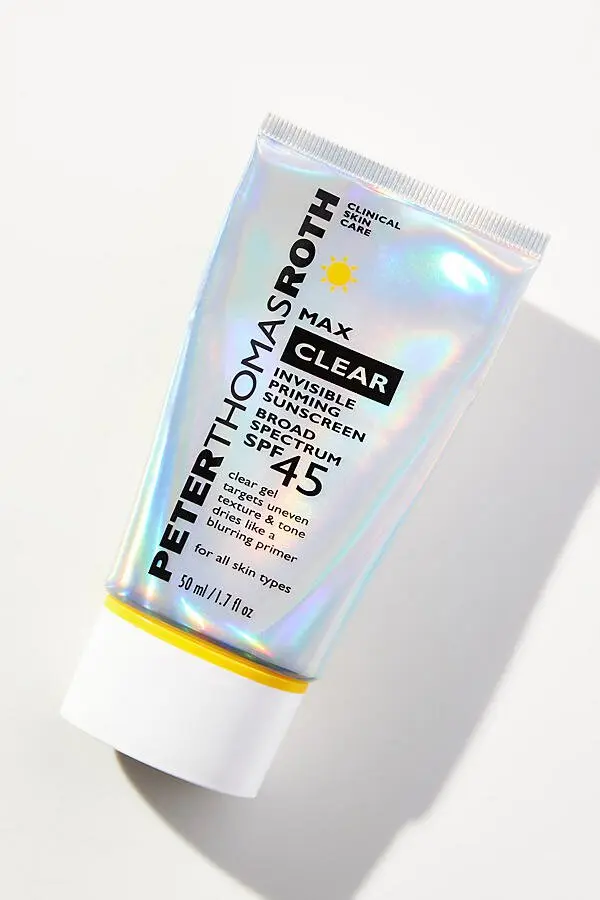 PETER THOMAS ROTH Max Clear Visible Primg Sunscreen Spf 45 - Silver ...