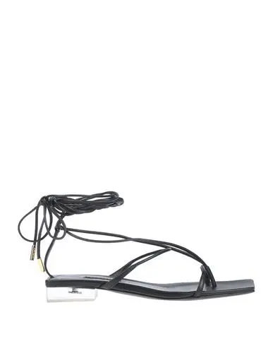Versace Lace-up Thong Sandals