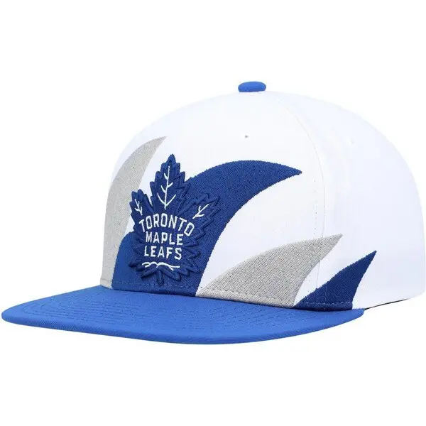 Mitchell & Ness Blue Toronto Maple Leafs Vintage Sharktooth Snapback ...