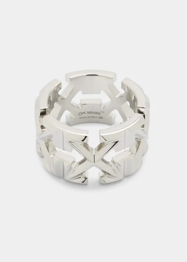Off-White Multi-arrow Ring - Silver | Editorialist